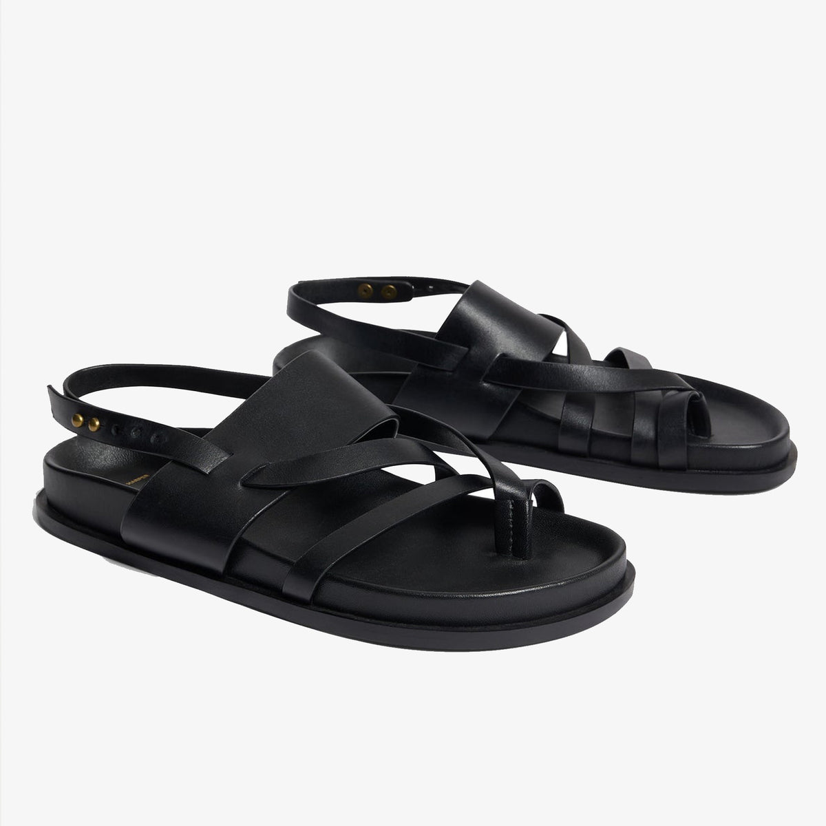 Leon & Harper Capel Black Sandals – Lowie
