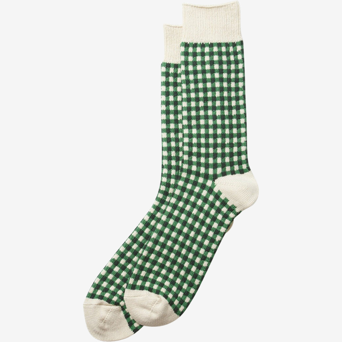 RoToTo Green Gingham Socks – Lowie